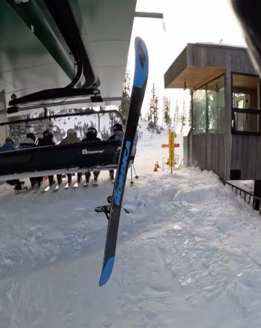 Viral Chairlift Ski Ejection Caught on Camera | Teton Gravity Research